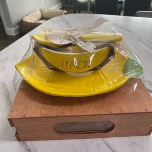 Rae Dunn | Kitchen | Rae Dunn Lemon Dessert Set | Poshmark